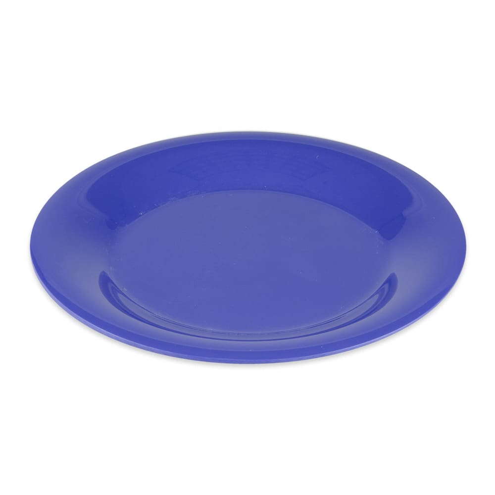 GET 9 Round Melamine Dinner Plate Peacock Blue WP 9 PB