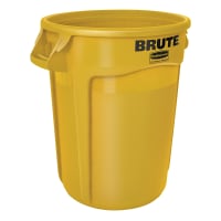 Rubbermaid FG263200GRAY 32 gallon Brute Trash Can - Plastic, Round