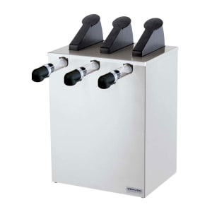 Server 07040 Countertop 3 Pump Dispenser For 3 Pouches, Stainless Base
