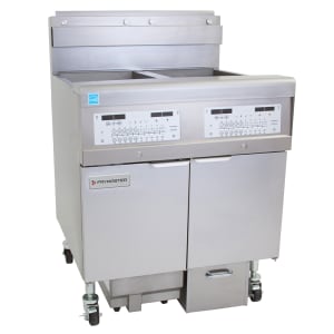 Frymaster 2FQE30U Electric Fryer - (2) 30 lb Vats, Floor Model, 208v/3ph