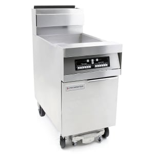 Frymaster SCFHD250G Gas Fryer - (2) 50 lb Vats, Floor Model, Natural Gas