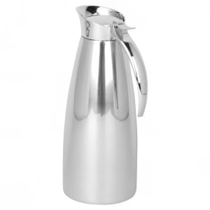 Service Ideas 10-00744-000 1 liter Creamer w/ No Drip Lip, Stainless ...