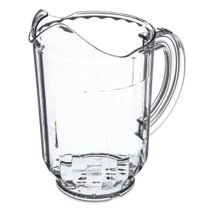 Cambro P64CW135 64 oz Camwear Pitcher - Lip and Pour Spout, Clear