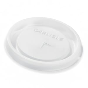 Dart 16SL Lid w/ Straw Slot for Foam Cups & Containers - Polystyrene ...