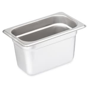 Winco SPJM-904 Ninth Size Steam Pan, Stainless