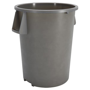 Carlisle 84101003 10 gallon Commercial Trash Can - Plastic, Round, Food ...