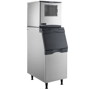 Ice-O-Matic GEM0650A/B55PS/KBT19 740 lb Nugget Ice Machine w/ Bin - 510 ...