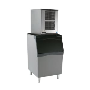 Ice-O-Matic GEM0650A/B55PS/KBT19 740 lb Nugget Ice Machine w/ Bin - 510 ...