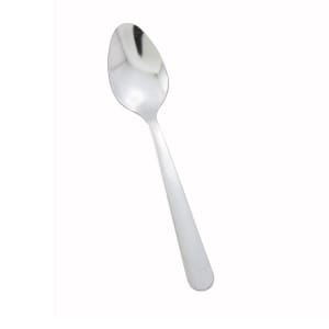 Winco 0002-01 5 7/8" Teaspoon with 18/0 Stainless Grade, Windsor Pattern