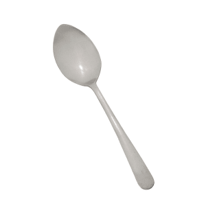 Winco 0002-01 5 7/8" Teaspoon with 18/0 Stainless Grade, Windsor Pattern