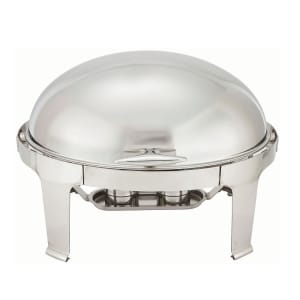 Winco 601 Full Size Chafer w/ Roll-top Lid & Chafing Fuel Heat