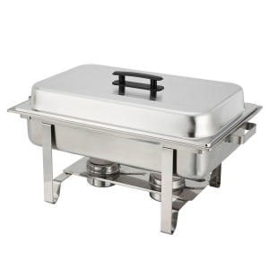 Winco C-2080B Full Size Chafer w/ Hinged Lid & Chafing Fuel Heat