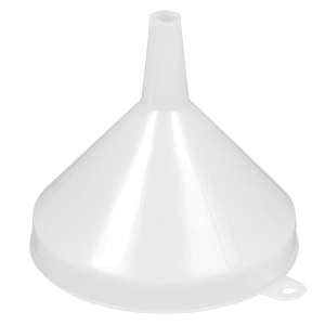 Browne 368 8 oz Funnel - Plastic, White