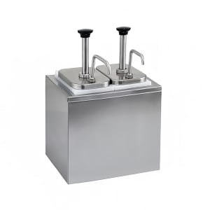 Server 07040 Countertop 3 Pump Dispenser For 3 Pouches, Stainless Base