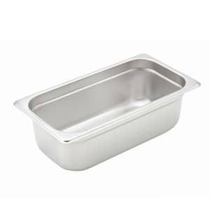 Winco SPCT Third-Size Steam Pan Cover, Stainless