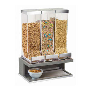 Rosseto EZ520 Countertop Dry Food Dispenser, (3) 1 3/10 gal Hoppers