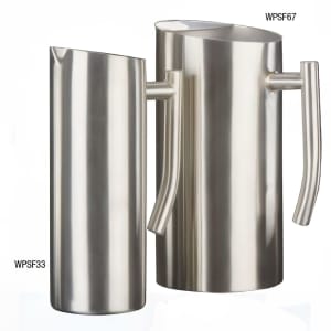 American Metalcraft HMWP64 64 oz Stainless Steel Pitcher w/ Hammered Finish
