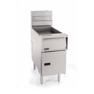 Pitco SG18-S Gas Fryer - (1) 90 lb Vat, Floor Model, Natural Gas