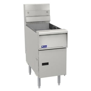 Pitco SG14-S Gas Fryer - (1) 50 lb Vat, Floor Model, Natural Gas