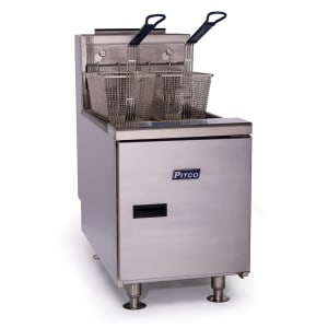 Pitco SG14-S Gas Fryer - (1) 50 lb Vat, Floor Model, Natural Gas