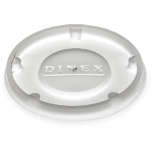 Dart 12JL Vented Lid for Foam Cups & Containers - Polystyrene, White