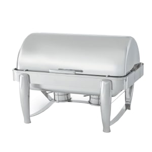 Vollrath T3605 Round Chafer w/ Roll-Top Lid & Chafing Fuel Heat