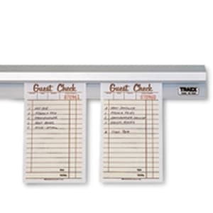 San Jamar CK6560A 60" Order Rack - Aluminum, Silver