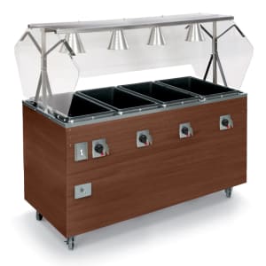 Vollrath 38710 60" Hot Food Table w/ (4) Wells & Enclosed Base, 120v