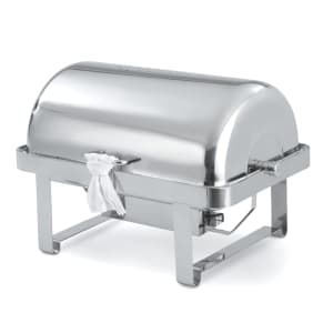 Winco 601 Full Size Chafer w/ Roll-top Lid & Chafing Fuel Heat