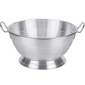 Browne 5811616 15 1/10 qt Colander w/ 16" Bowl Diameter, Aluminum