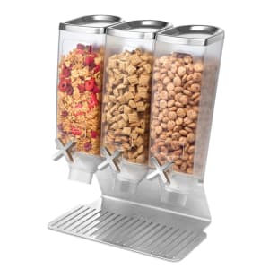 Rosseto EZ50399 Countertop Dry Food Dispenser, (3) 1 gal Hoppers