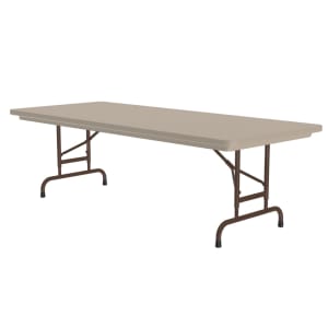 Flash Furniture XA-F-96X40-GG Rectangular Folding Farm Table w/ Antique ...
