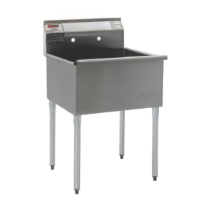Krowne KR24-SD18C Under Bar Storage Unit w/ Sink - Hinged Door Base ...