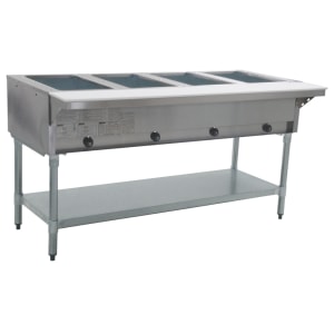 Duke 305 73" Hot Food Table w/ (5) Wells & Undershelf, Liquid Propane