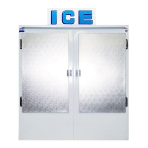Polar Temp 850CW 84" Outdoor Ice Merchandiser w/ (108) 20 lb Bag ...