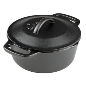 Lodge L10CF3 5 qt Deep Cast Iron Seasoned Skillet w/ Cover