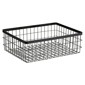 American Metalcraft RMB59C Rectangular Basket w/ Grid Bottom, Chrome