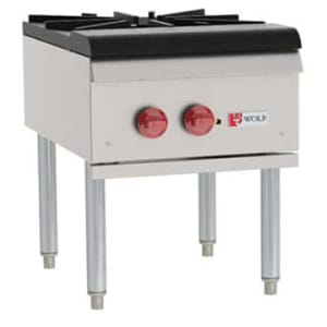 MoTak MSP2 2 Burner Stock Pot Range, Natural Gas