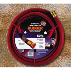 Cactus Mat 724547-EA Hot Water Hose - 50' x 3/4 Inside Diameter, Red