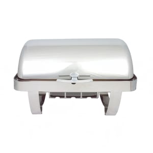 Winco 601 Full Size Chafer w/ Roll-top Lid & Chafing Fuel Heat