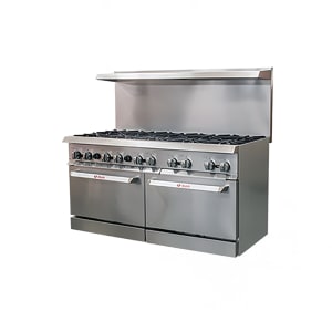 Garland X60-6R24RR 60" 6 Burner Sunfire Gas Range w/ Griddle/Broiler ...