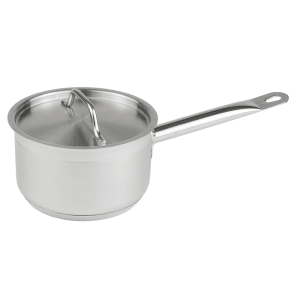 Winco SSSP-2 2 qt Stainless Steel Saucepan w/ Hollow Metal Handle