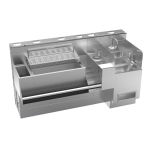 Krowne KR24-TCS70A-10 70" The Taffer Command Station w/ Cold Plate, Stainless