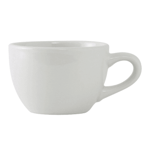World Tableware SL-30 8 oz Slate™ Cup - Porcelain, Ultra Bright White