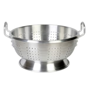 Winco ALO-8BH 8 qt Colander w/ 12" Bowl Diameter, Aluminum