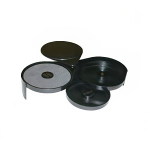 Tablecraft 666 Glass Rimmer w/ 3 ABS, Swing Out Trays