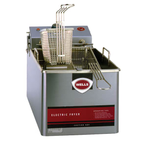 Winco EFT-32 Countertop Electric Fryer - (2) 16 lb Vats, 120v