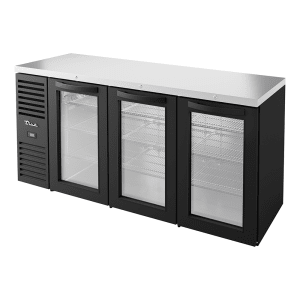 True TBR36-RISZ1-L-S-G-1 36" Bar Refrigerator - 1 Swinging Glass Door ...