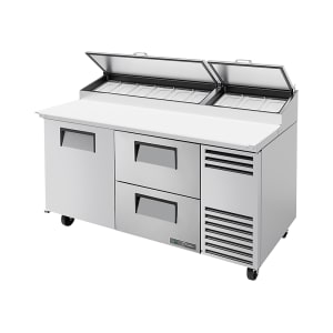 True TPP-AT-67-HC 67" Pizza Prep Table w/ Refrigerated Base, 115v