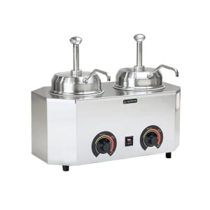 Gold Medal 4016 Double Batch Candy Apple Cooker w/ Insert Pot, 120v